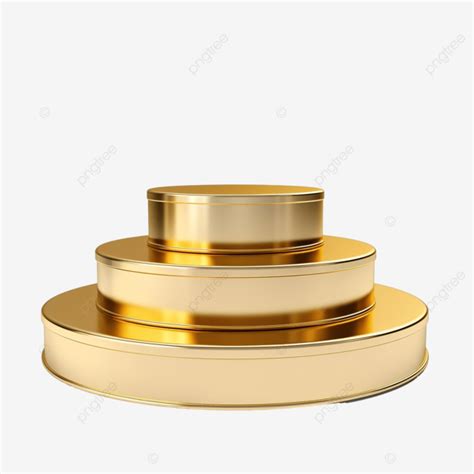 3d 렌더링의 황금 연단 배경 지휘대 플랫폼 Png 일러스트 및 이미지 에 대한 무료 다운로드 Pngtree