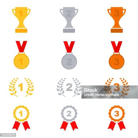 1위 2위 3위를 차지한 우승자 보상 금상 은상 및 동상 챔피언 시상식 승리를위한 상 2에 대한 스톡 벡터 아트 및 기타 이미지 Istock