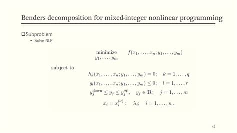 Signal Processing And Networking For Big Data Applications Lecture 9 Mix Integer Programming