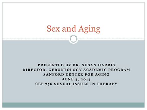 Ppt Sex And Aging Powerpoint Presentation Free Download Id337415