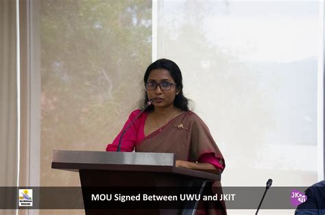 Mou Between Uva Wellassa University Uwu And John Keells Information Technology Pvt Ltd Jkit