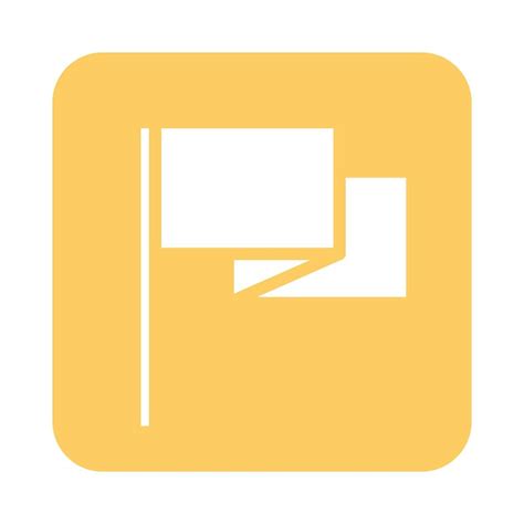 Mobile Application Flag Point Web Button Menu Digital Flat Style Icon Vector Art At Vecteezy