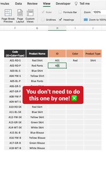 Learn Microsoft Excel On Linkedin Using Flash Fill ⚡️ In Excel