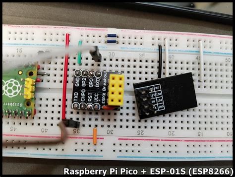 Hello Raspberry Pi Connect Esp 01s Esp8266 To Raspberry Pi Pico