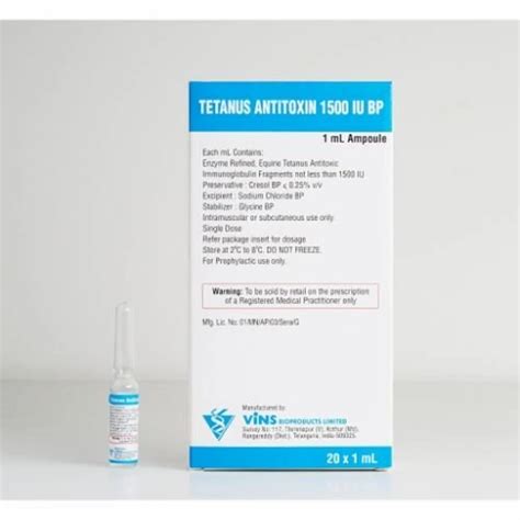 Tetanus Antitoxin Injection At Rs 750 Piece Tdap Vaccine In Nagpur Id 2851557616597