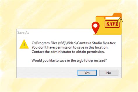 You Don T Have Permission To Save In This Location SOLVED TechCult