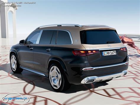 Foto Bild Mercedes Gls Facelift Heckansicht Angurtende