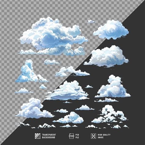 Premium Psd Collection Of Cloud Images Without Background Hd Quality