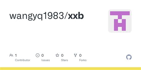 Github Wangyq1983xxb