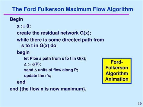 Ppt Maximum Flow Problem Powerpoint Presentation Free Download Id