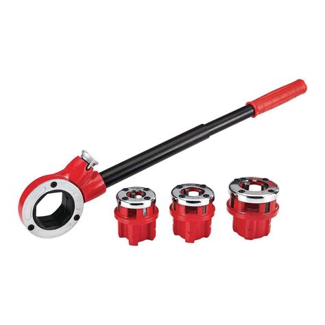 1 2 In 1 In Ratcheting Pipe Threader Set 5 Piece