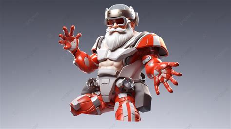 Vr 헤드셋을 착용하는 산타 클로스의 재미있는 3d 렌더링 Vr 게임 가상 현실 Vr 배경 일러스트 및 사진 무료 다운로드 Pngtree