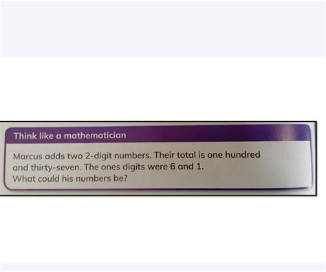 Think Like A Mathematician Marcus Adds Two 2 StudyX