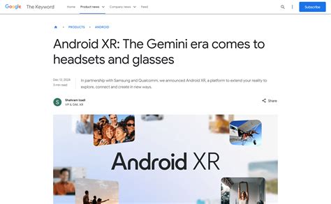 Android XR by Google使用入口地址 Ai其他最新工具和软件app下载