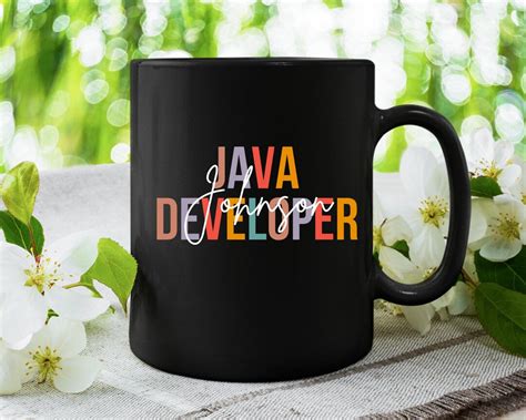 Personalized Custom Name Java Programmer Coffee Mug T For Software