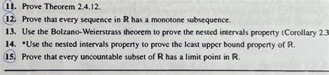 solved 11 prove theorem 2 4 12 12 prove that every