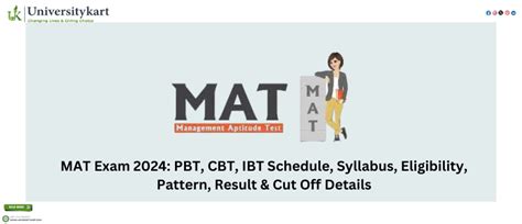 Mat Exam 2024 Key Dates Registration 7th Dec Admit Card Syllabus Pattern Result And Cut Offs