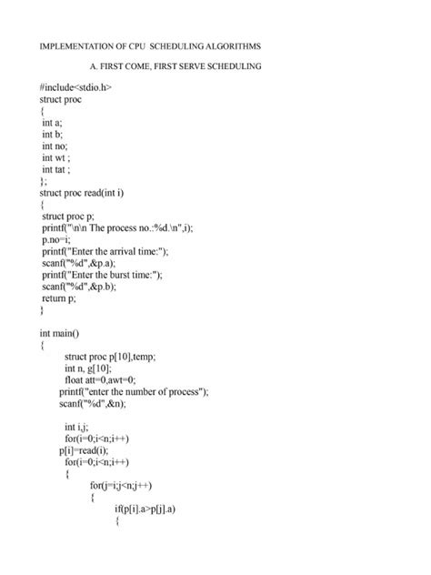 7 Cpu Scheduling Algorithms 14 08 2024 Pdf
