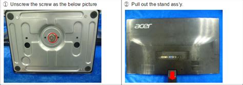 disassemble monitor H226HQL — Acer Community
