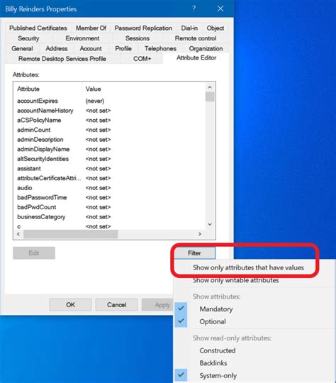 How To Use The Attribute Editor In Active Directory Petri