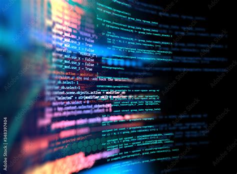 Programming Code Abstract Technology Background Of Software Developer