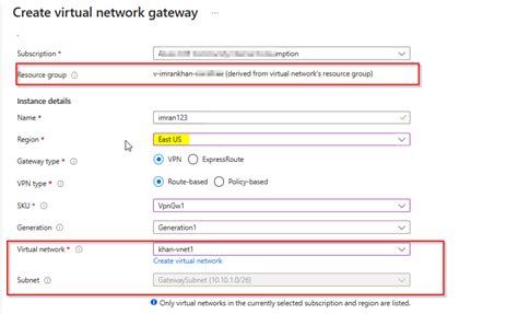deployment of azure virtual network gateway stack overflow