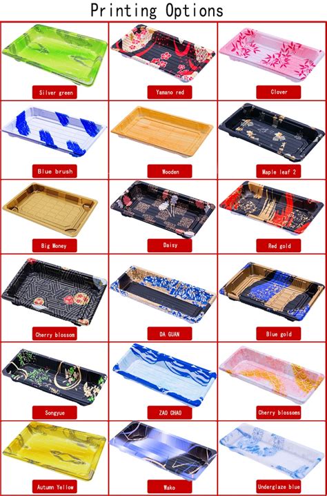 일본식 플라스틱 초밥 컨테이너 일회용 사용하여 초밥 상자 트레이 Buy 식품 학년 초밥 용기일회용 플라스틱 초밥 상자