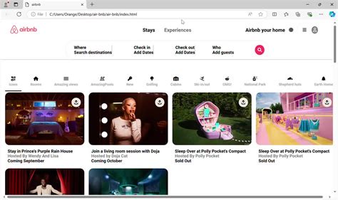 Completed Airbnb Clone Using Html And Css Mohammadnoor Saqer Posted