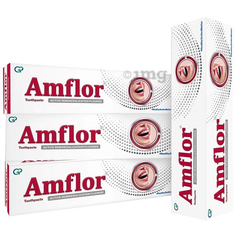 Amflor Toothpaste 70gm Each Buy Combo Pack Of 40 Tubes At Best