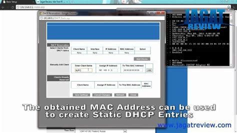 Setting Up The Dhcp Reservation By Using Mac Address Vidio