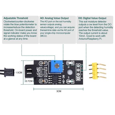 Soil Moisture Sensor Module Pinout Features Specs Circuit OFF