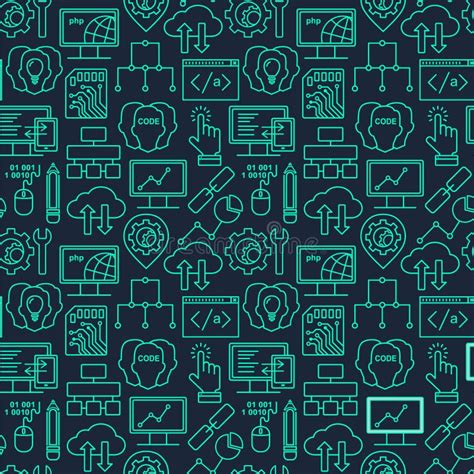 Technology Programming Icons Stock Illustrations 15923 Technology