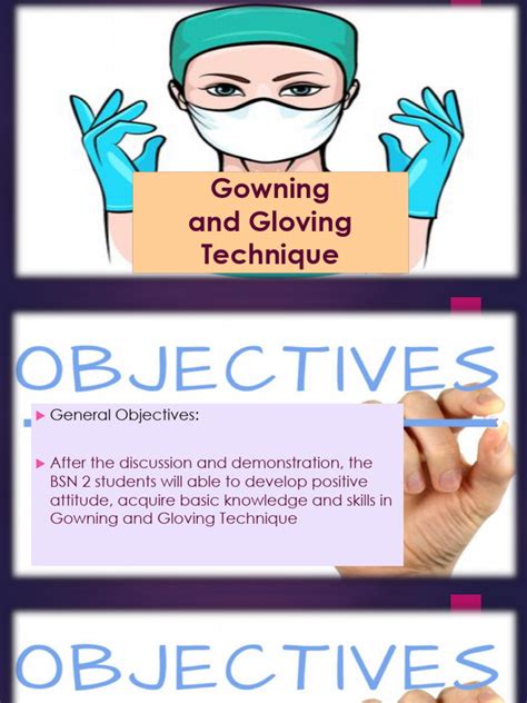 Gowning And Gloving Techniques Guide Pdf Hand Glove