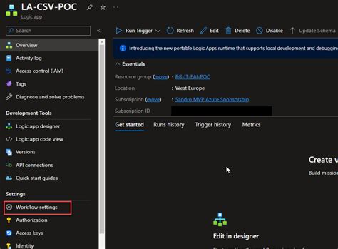 logic apps how to process csv files
