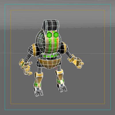 Robot Thrifty Worker D Model