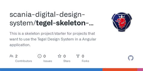 Github Scania Digital Design Systemtegel Skeleton Angular This Is A