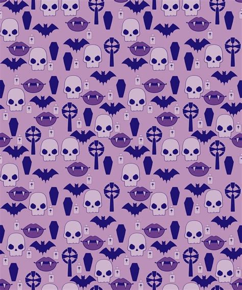 Goth Repeating Pattern Wallpaper