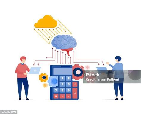 클라우드 기반 학습 기계 뇌 네트워크 및 활성 계산기를 사용하여 Ai 모델을 개발하기 위해 수학 및 회계 데이터에 액세스하는