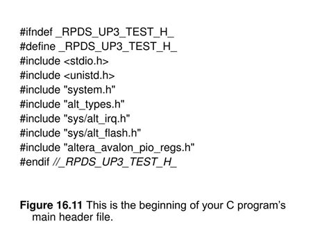 Ppt Figure 161 Setting The Nios Ii Ide Workspace To The Nios Ii