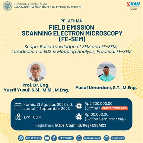 Pelatihan Pengetahuan Dasar Dan Pengenalan Sem Fe Sem Laboratorium Penelitian Dan Pengujian