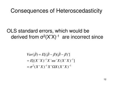 Ppt Ec 532 Advanced Econometrics Lecture 1 Heteroscedasticity Prof Burak Saltoglu