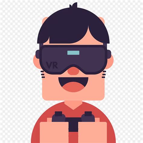 创意戴VR头显的人物头像PNG图片素材下载 图片编号yvmdnzkz 免抠素材网