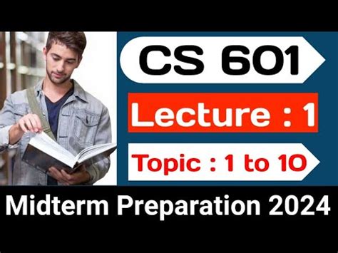 Cs Topic To CS Lecture Midterm Preparation Let S Study YouTube