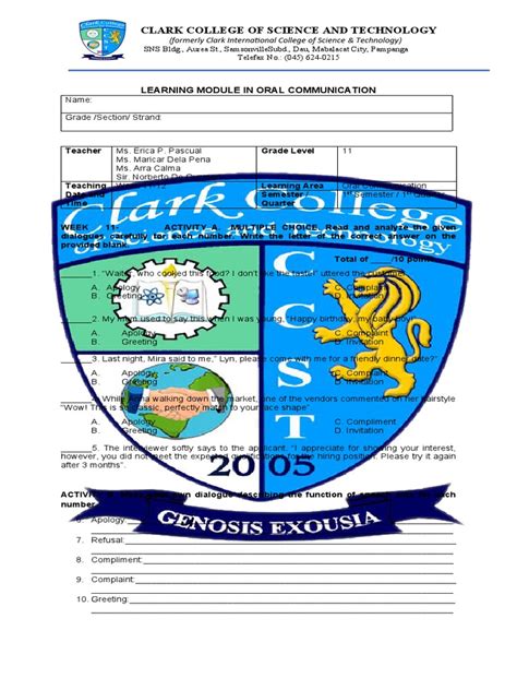 Week 11 12 Module Pdf Human Communication