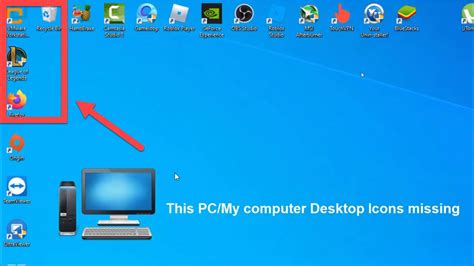 How To Fix This PC My Computer Icon Missing In Windows 10 Desktop