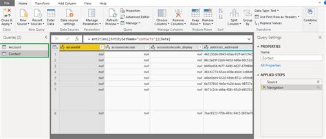 How To Modify Data Source Queries Of Power Bi Report Using Advanced Editor Microsoft Dynamics