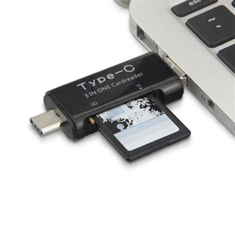 USB Type C Micro USB SD Memory Card Reader OTG Adapter
