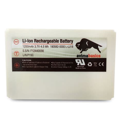 Buy Avimabasics 1250mah 3 7v Li Ion Battery Compatible With Logitech