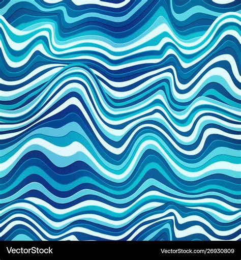 Wave Seamless Pattern Royalty Free Vector Image