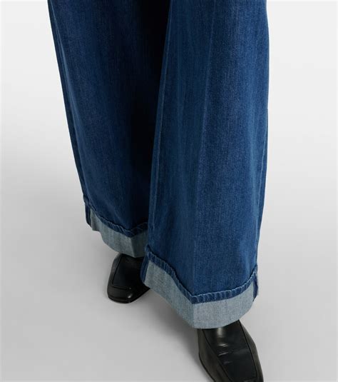 S Max Mara High Rise Wide Leg Jeans S Max Mara